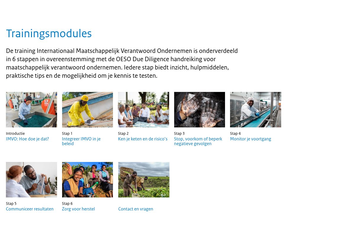 Introductie - IMVO E-Learning